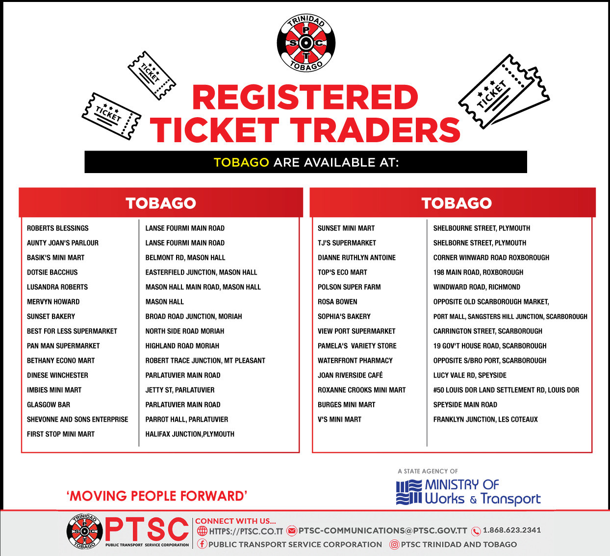 Registered Ticket Traders - PTSC