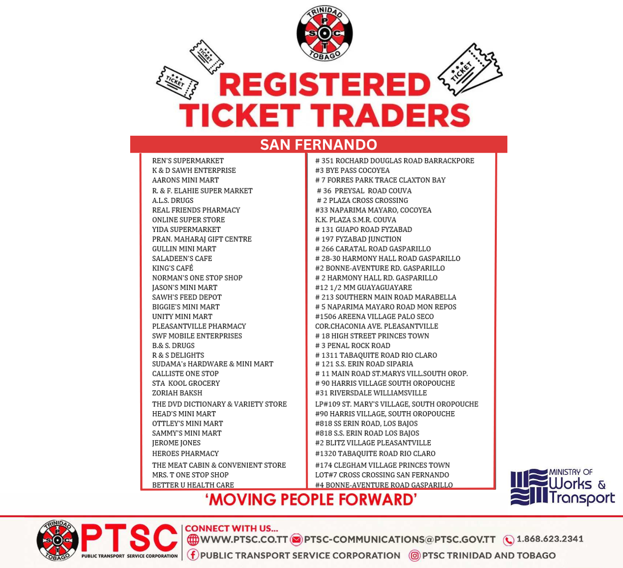 Registered Ticket Traders - PTSC