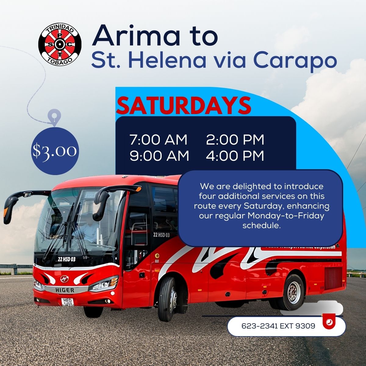 Affordable & Reliable Public Transport | PTSC Trinidad & Tobago